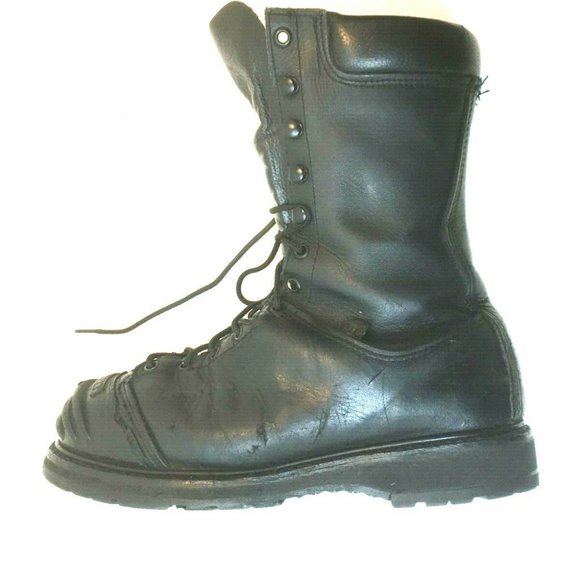 Matterhorn | Shoes | Matterhorn Steel Toe Black Leather Combat Boots ...
